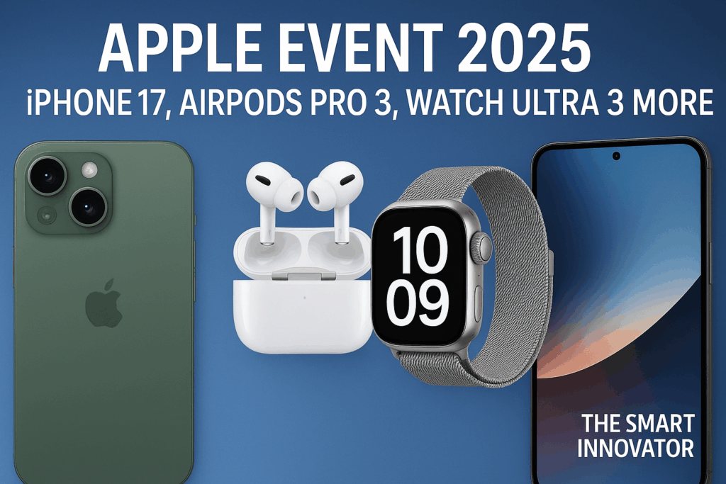 iPhone 17 Apple Event 2025: AirPods Pro 3, Watch Ultra 3 & More