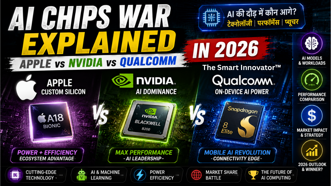 AI Chips War Explained: Apple vs NVIDIA vs Qualcomm in 2026